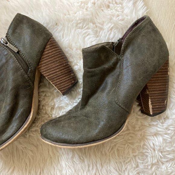 Shoes | Army Green Booties | Poshmark